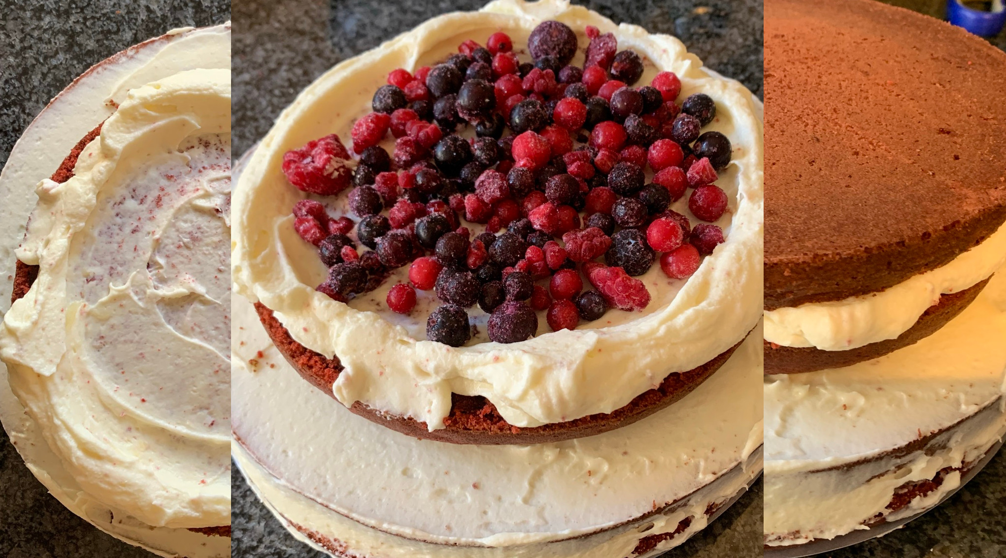 Berry red velvet cake – Bakereea